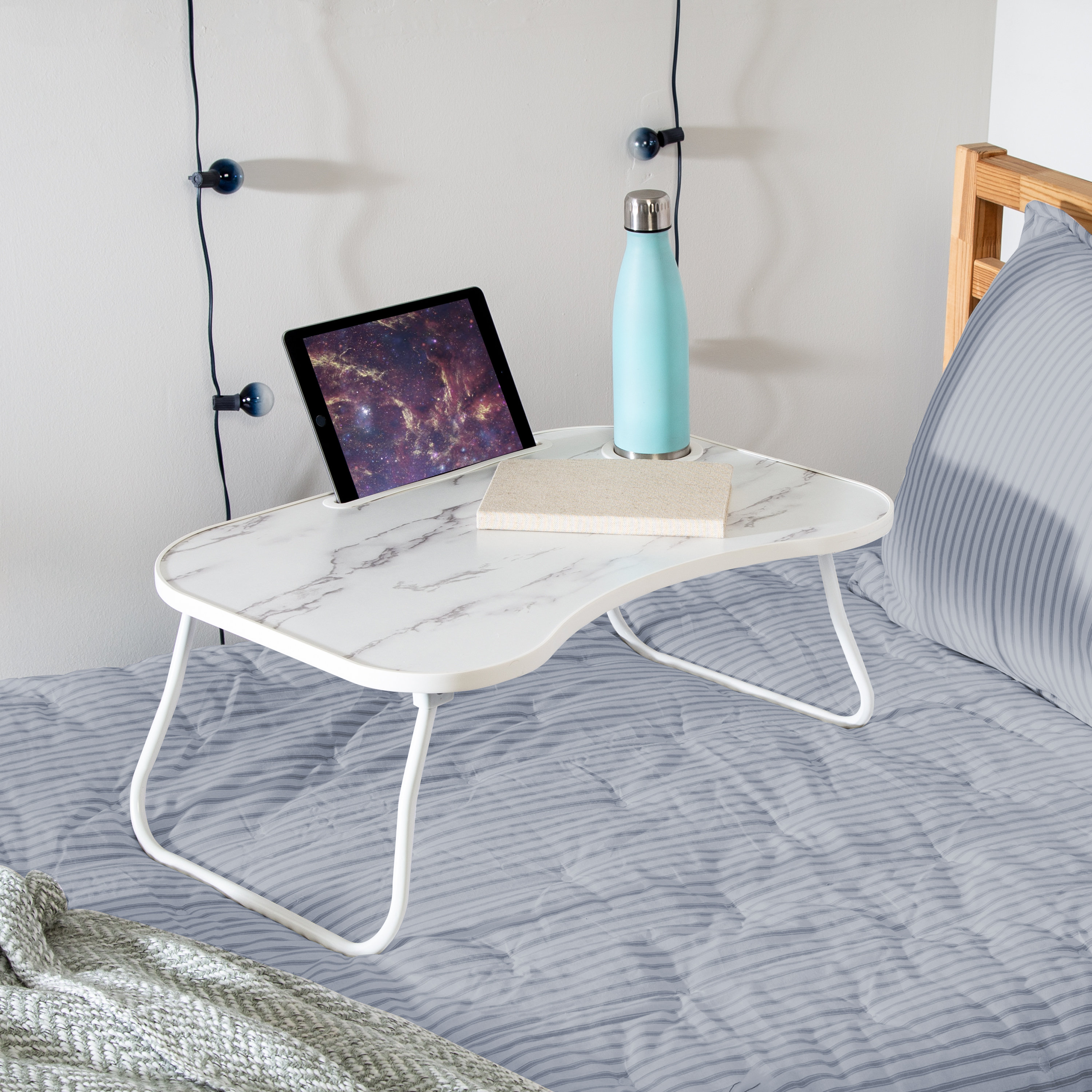 Ebern Designs Collapsible Folding Lap Tray Table & Reviews | Wayfair