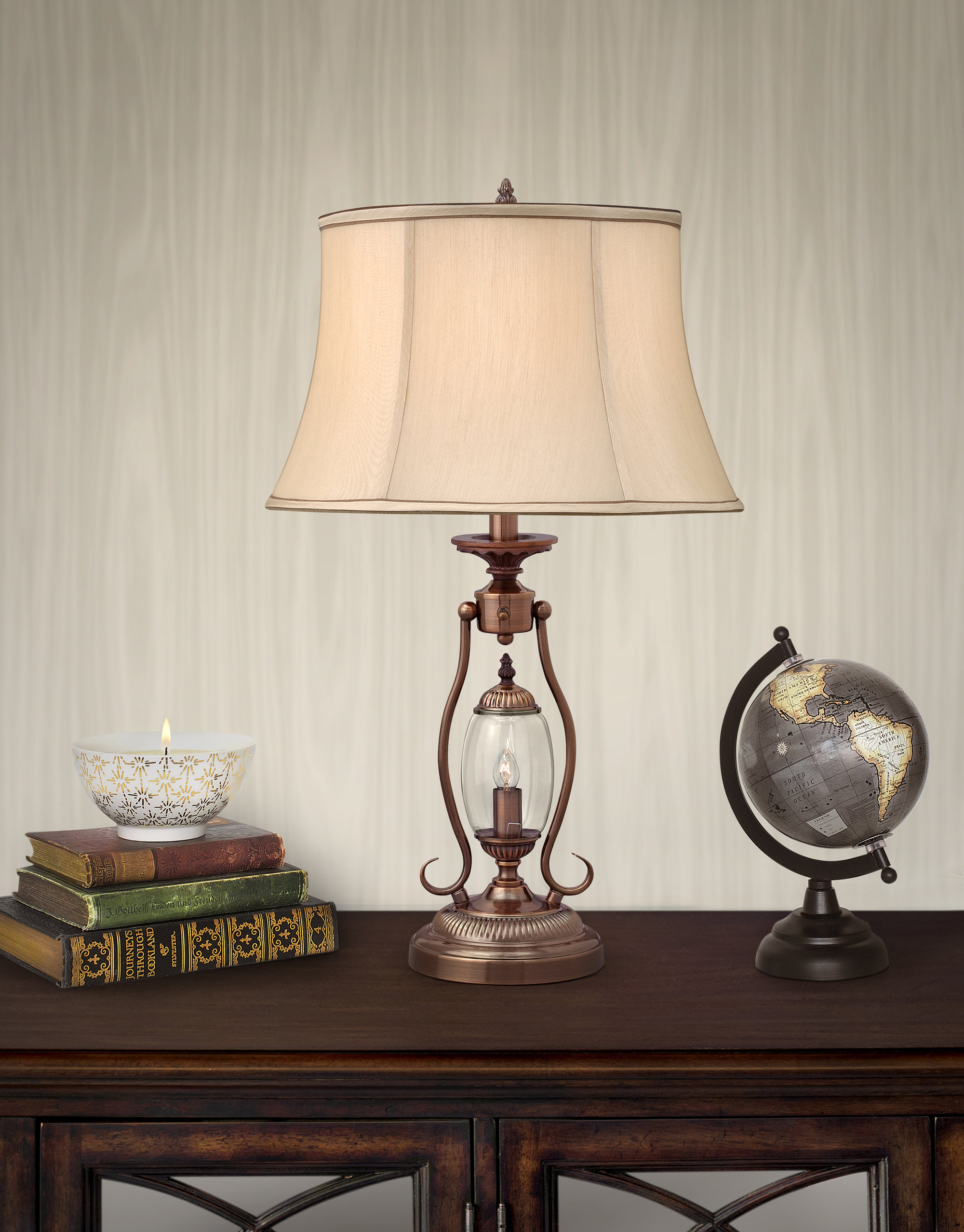Medallion Lighting Revere 27" Legacy Bronze Table Lamp Set - Wayfair Canada
