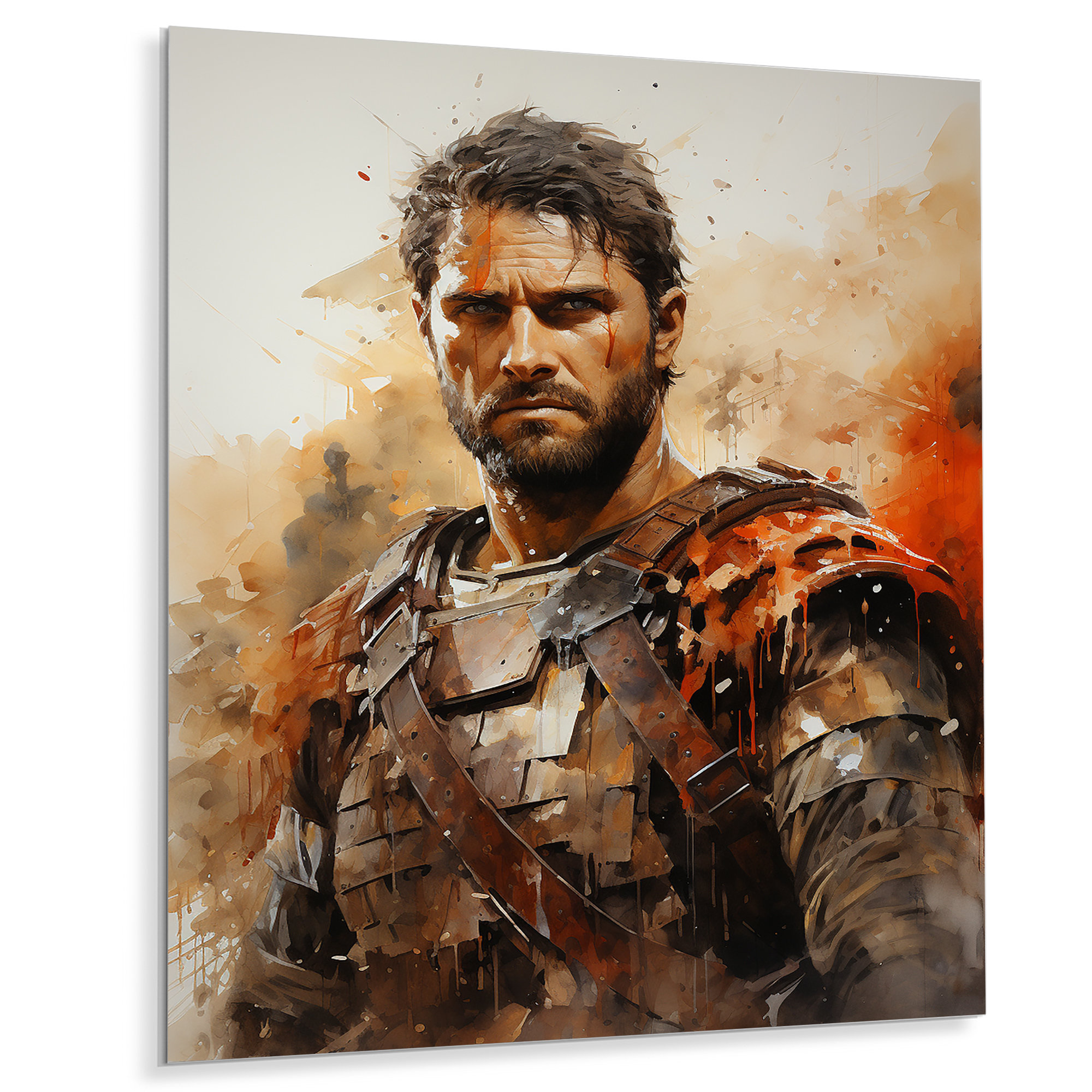 Red Barrel Studio® Emperor Commodus Gladiator Portrait - Emperor Metal ...
