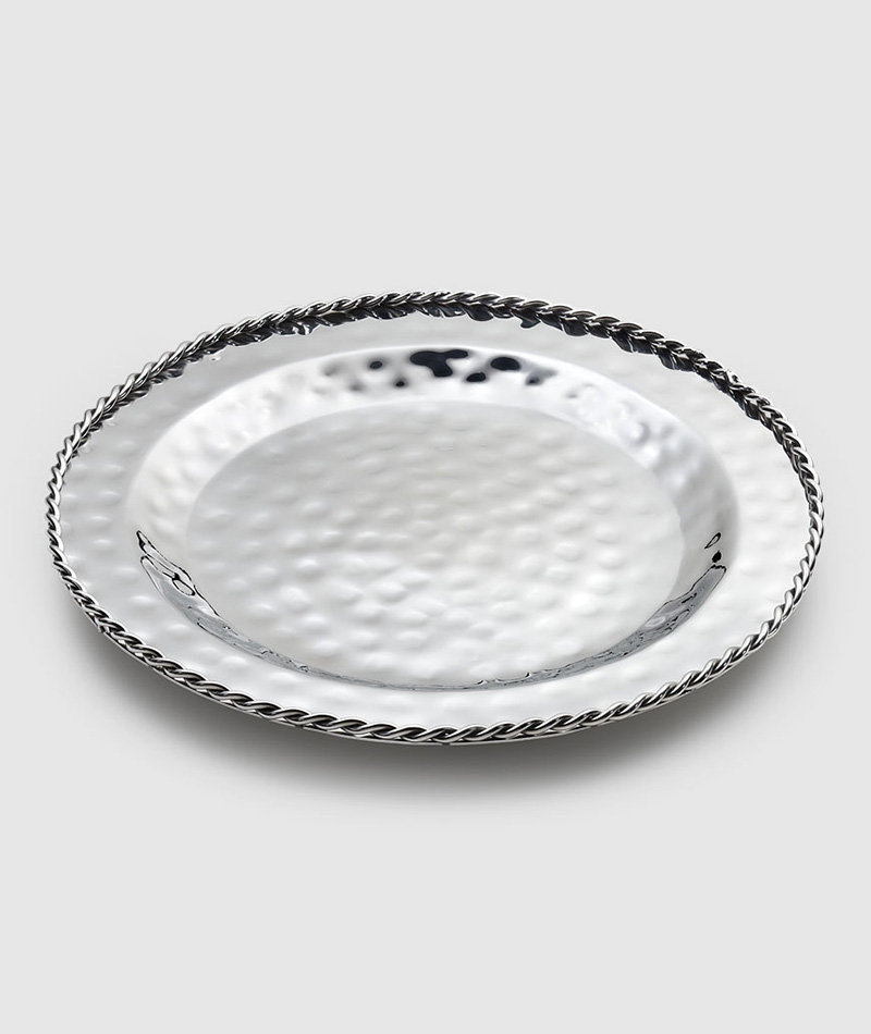 Mary Jurek Design Inc Paloma Braided Wire Platter | Wayfair