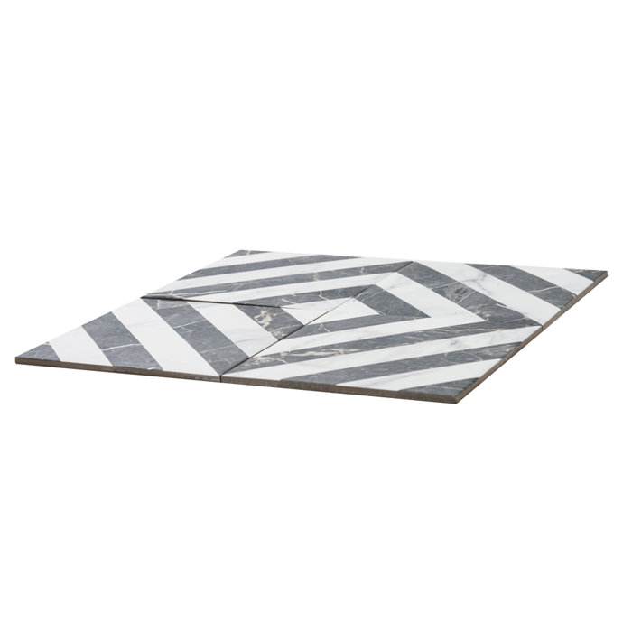 Long Island Mosaics & Tile Palace 8" x 8" Porcelain Patterned Wall ...