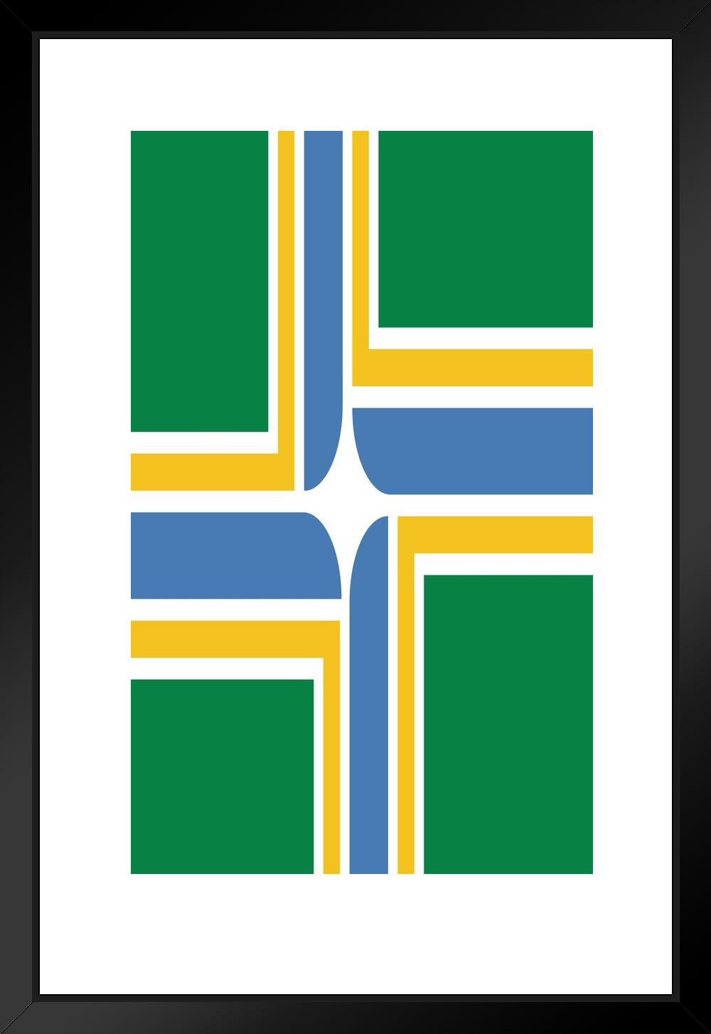 Latitude Run® Portland Oregon City Flag Portlandia Beaver State Flag ...