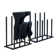 Winston Porter 8 Pair Black Metal Boot Rack & Reviews | Wayfair
