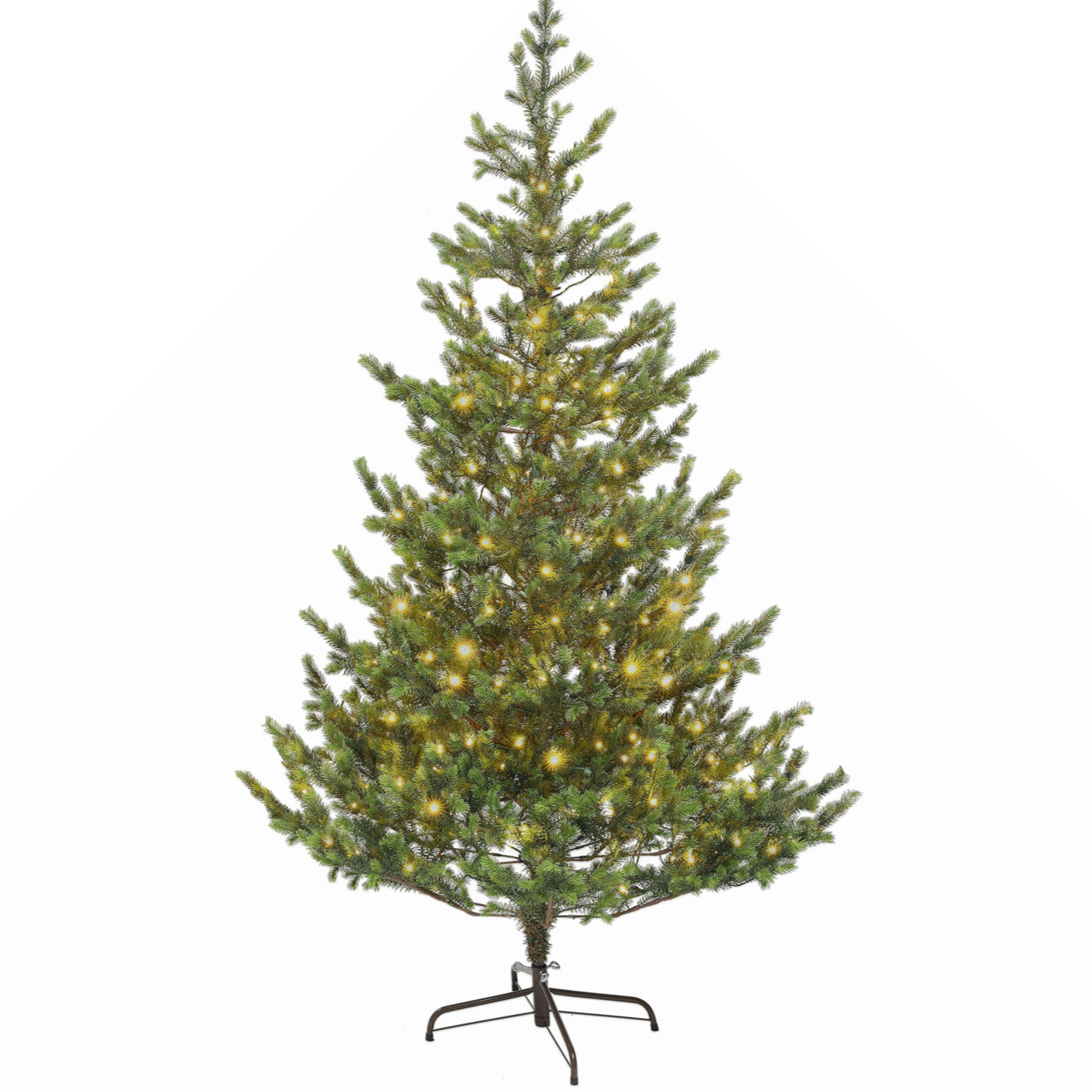 Red Barrel Studio® Artificial Prelit Christmas Tree, Sparse Realistic ...