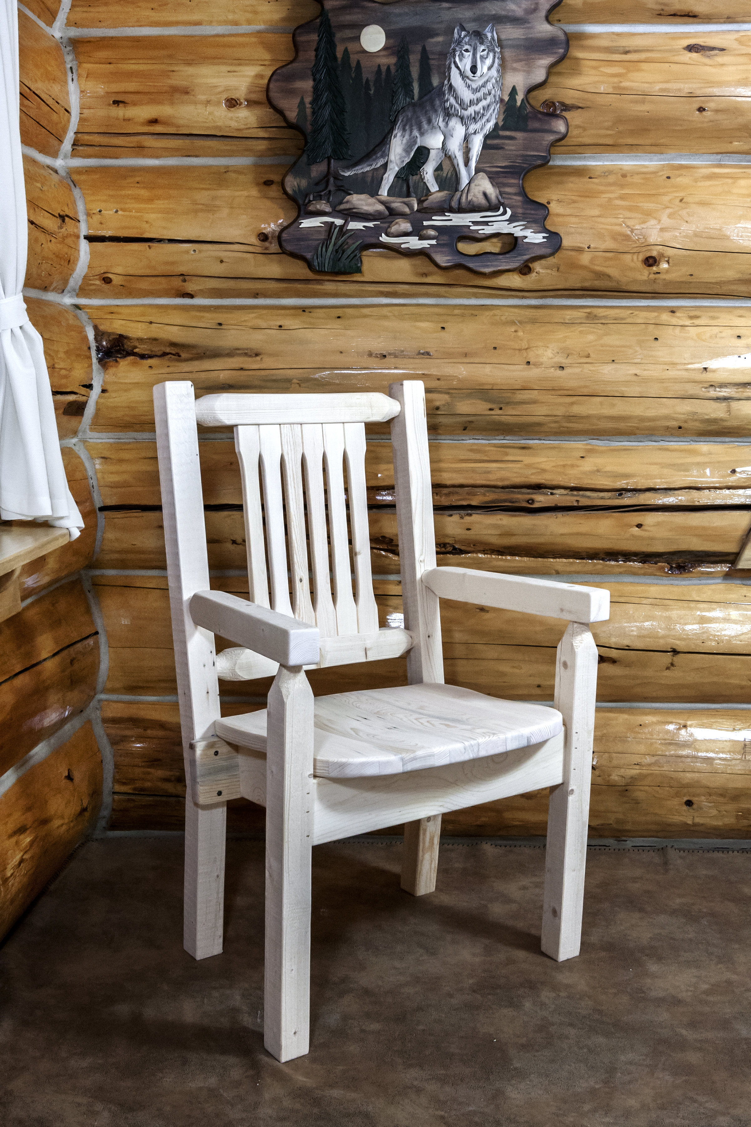 Loon Peak Homestead Collection Lodge Pole Pine Chair | Wayfair