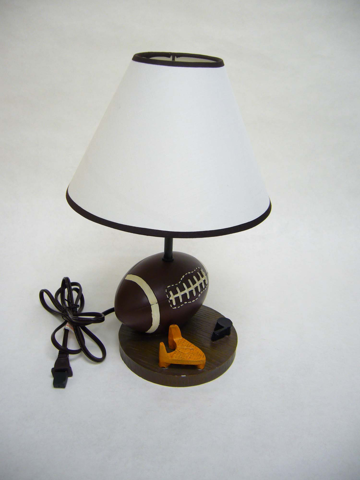 Winston Porter 15.75"H Football Resin Table Lamp | Wayfair