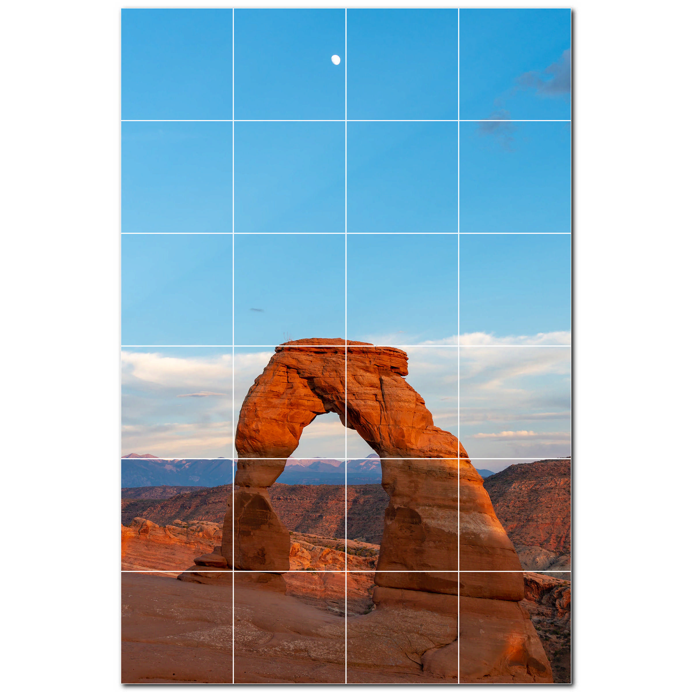 Picture-Tiles.com 32" x 48" Ceramic Canyon Photo Decorative Mural Tile ...