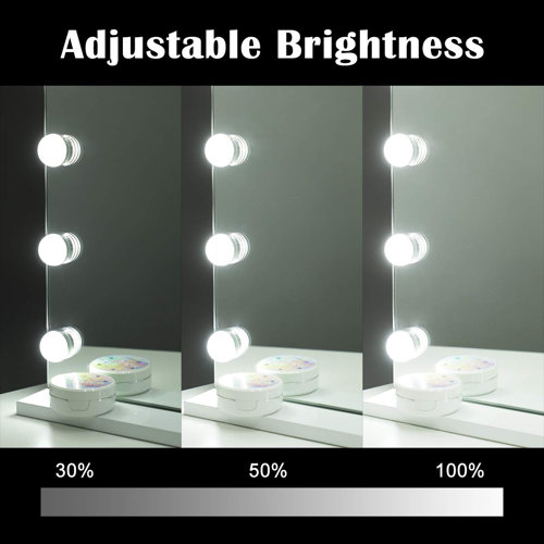 Willa Arlo Interiors Alongi Rectangle LED Mirror & Reviews | Wayfair