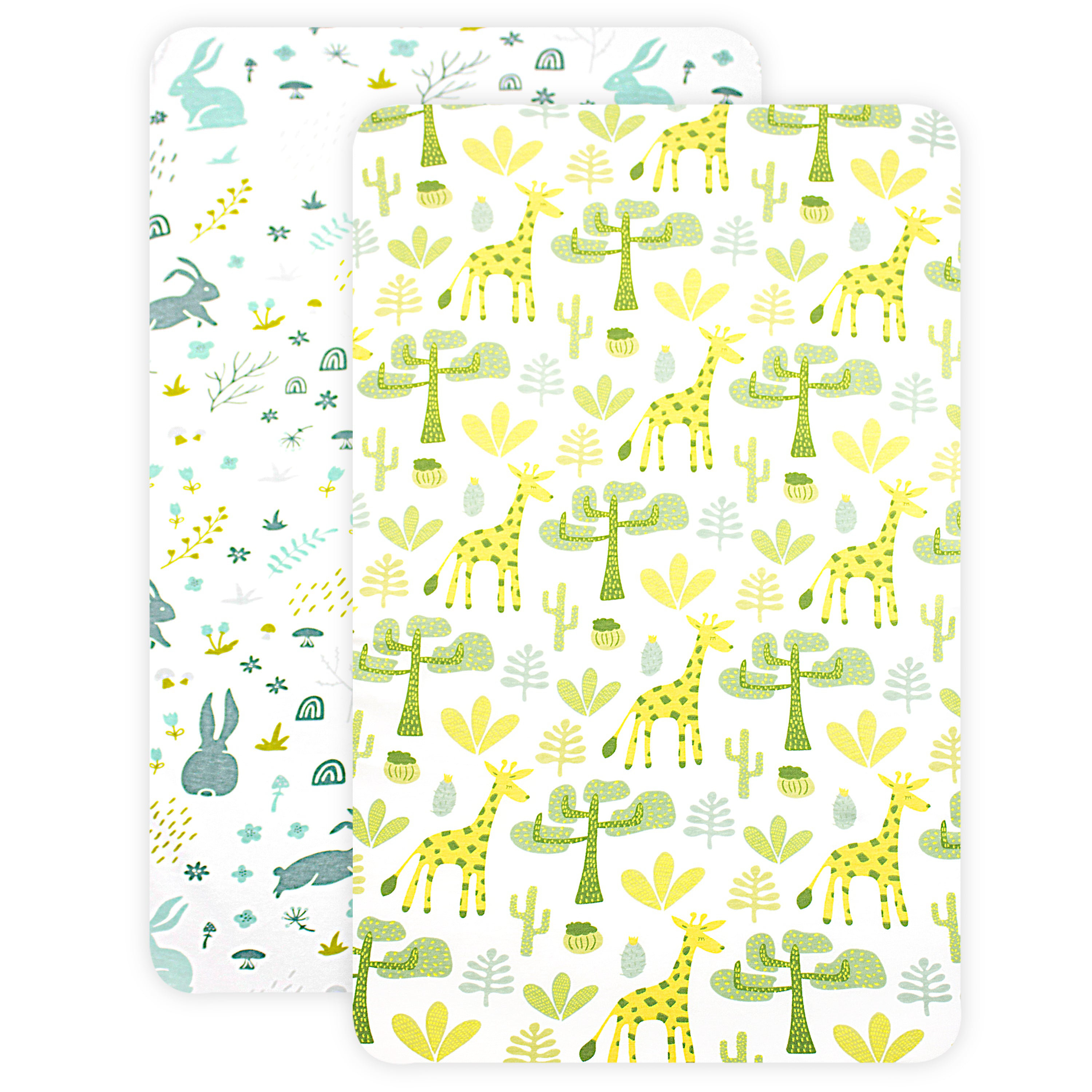 Redwood Rover Boylon Mini Fitted Crib Sheets - Wayfair Canada