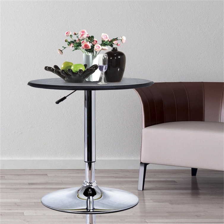 Metro Lane Bar Table With Steel Legs Adjustable Height- | Wayfair.co.uk