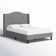 Lark Manor Ameera Upholstered Metal Platform Bed & Reviews | Wayfair