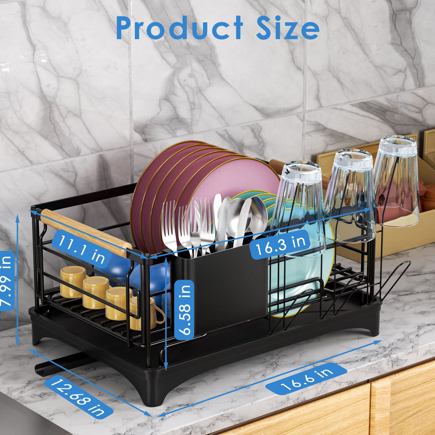 Fish hunter Metal Dish Rack | Wayfair