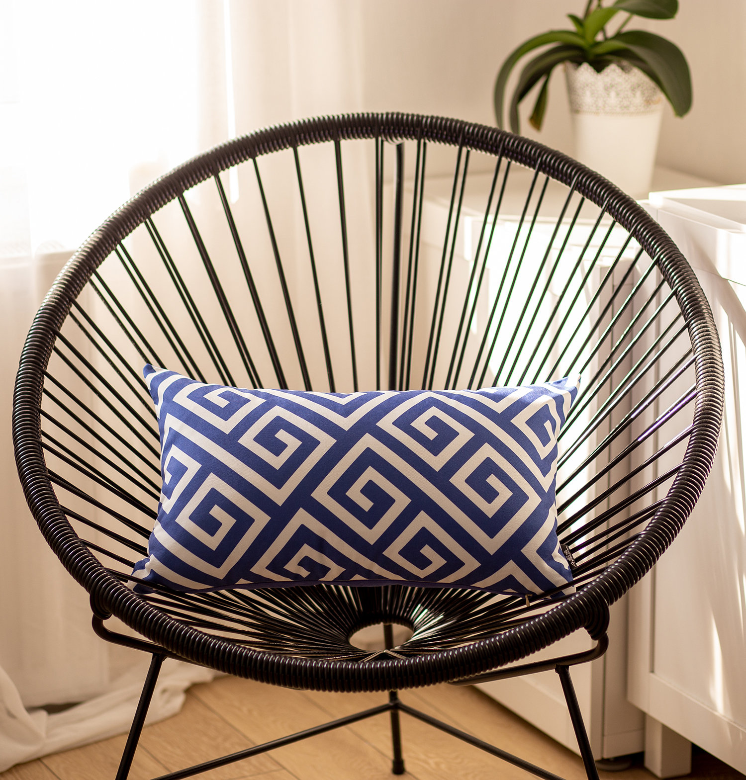 Apolena Greek Key Pillow Cover & Reviews | Wayfair