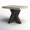 Classic Home Durant End Table Black By Classic Home | Perigold