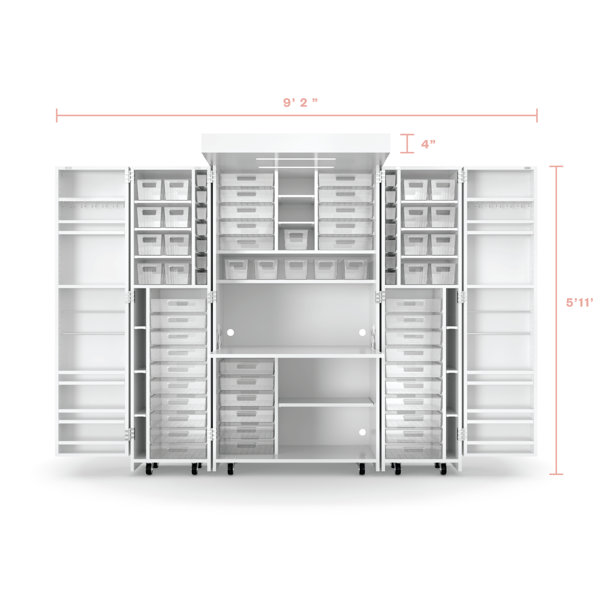 CREATE ROOM DreamBox Craft Cabinet- All-in-One Storage & Workspace ...