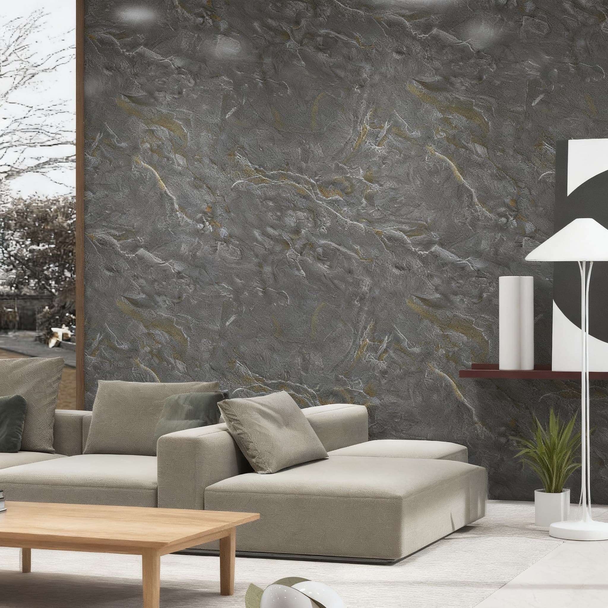 Ivy Bronx Premium Self-Adhesive Marble Contact Paper - Waterproof Peel ...