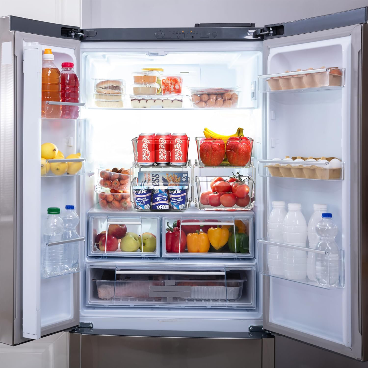 Mint Pantry Rangement sous l'évier à 2 niveaux, tiroirs coulissants ...