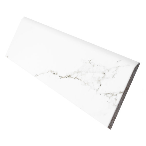 Merola Tile Battiscopa 3" x 13" Ceramic Bullnose Wall Tile Trim in ...