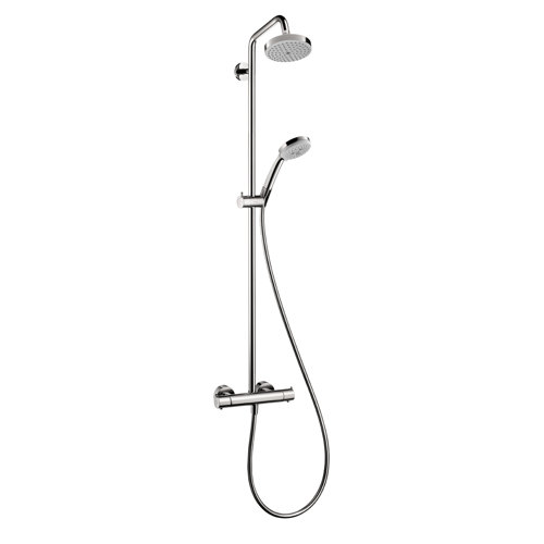 Hansgrohe Croma Complete Shower System with Quick Clean & Reviews | Wayfair
