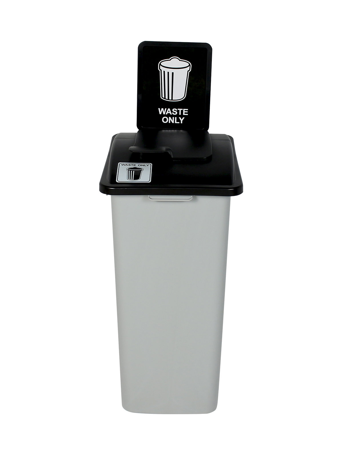 Busch Systems Waste Watcher® 32 Gallons Plastic Open Recycling Bin ...