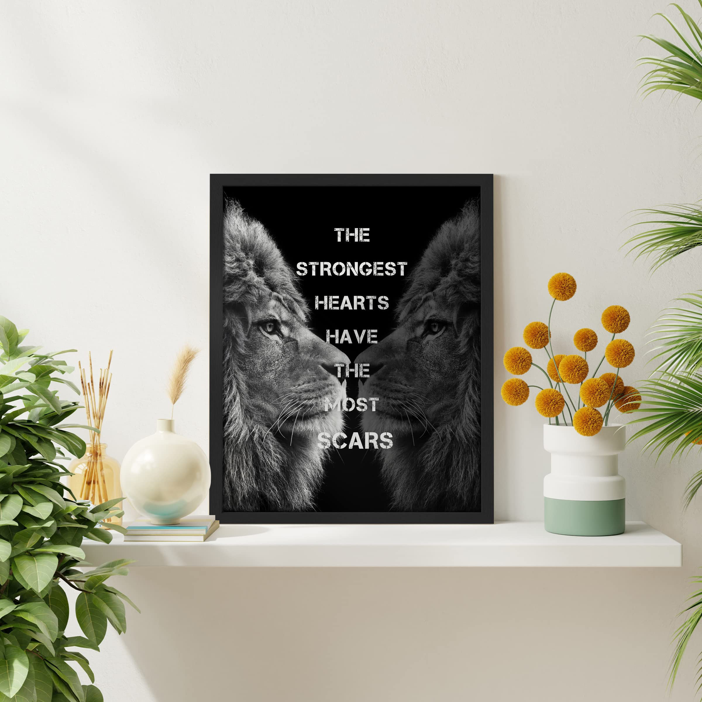 SIGNLEADER " Black And White Strongest He " on | Wayfair