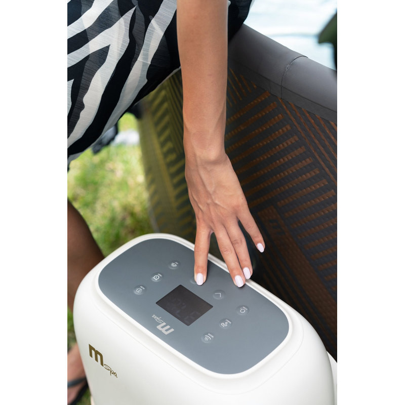 MSPA 120 Volt 6 - Person 138 - Jet Round Inflatable Hot Tub with ...