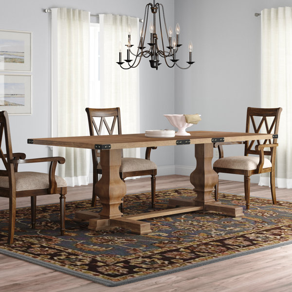 Lark Manor™ Anse Trestle Dining Table & Reviews | Wayfair