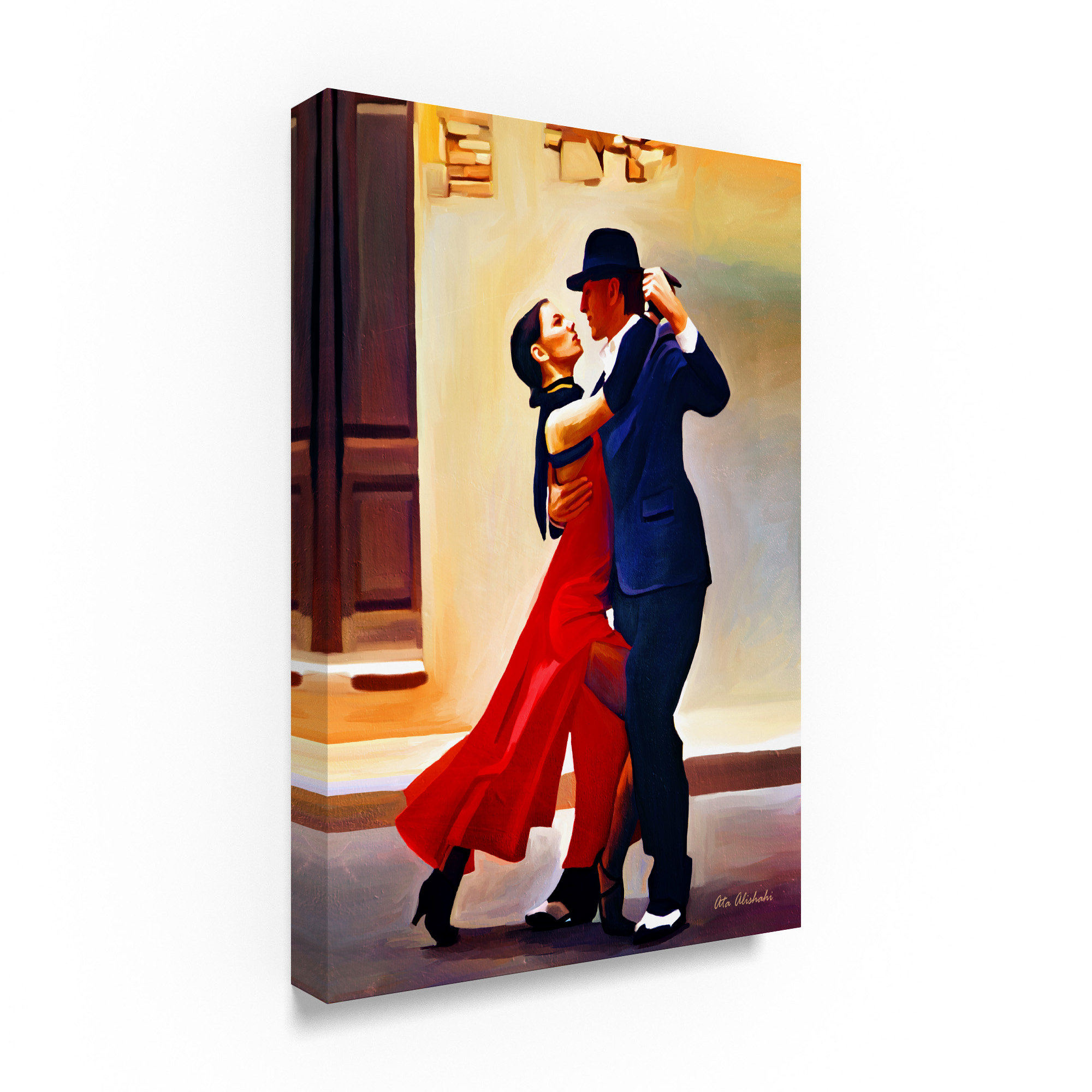 Winston Porter 'Dance' Oil Painting Print on Wrapped Canvas - Wayfair ...