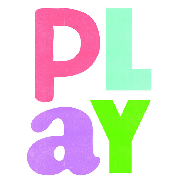 Ebern Designs Play Letters On Canvas Print | Wayfair