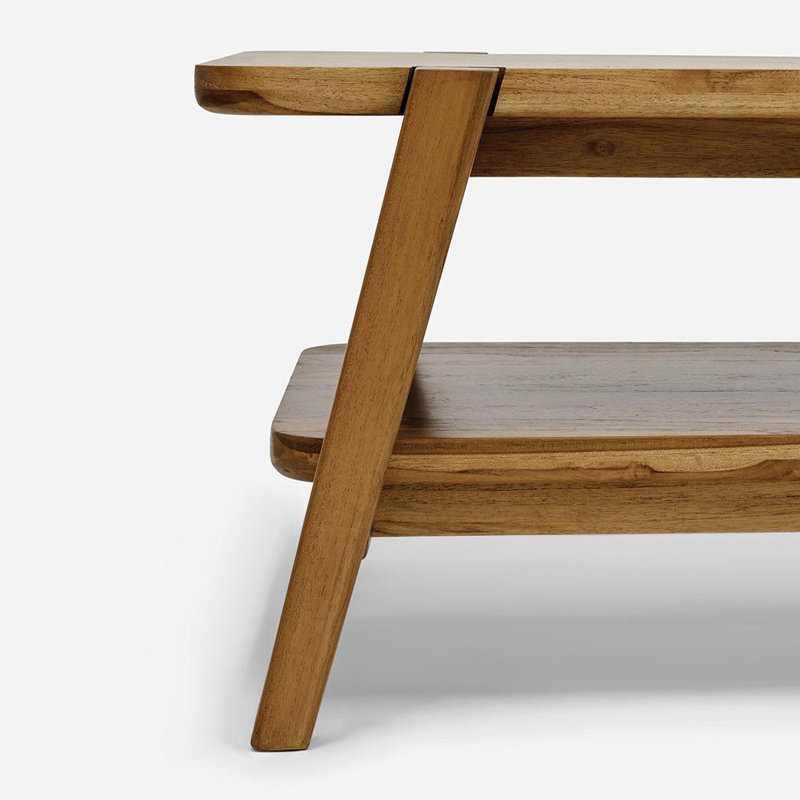 MasayaCo Apanas 4 Legs Coffee Table with Storage | Wayfair