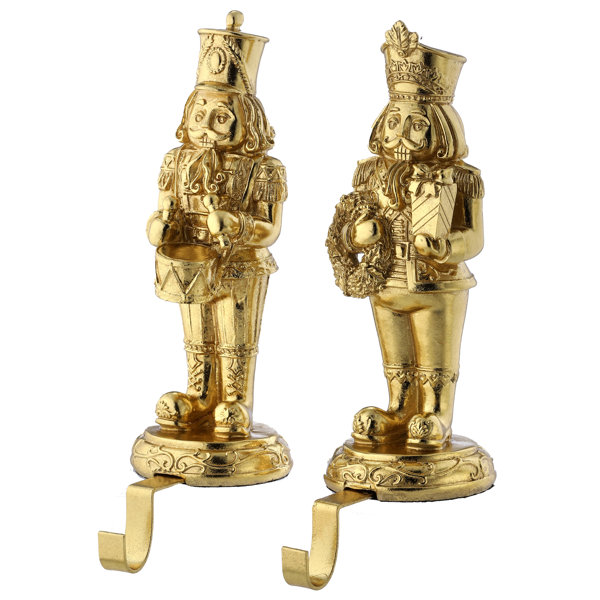 Alcott Hill® 10.5" Resin Nutcracker Stocking Holder Set of 2 - Wayfair ...