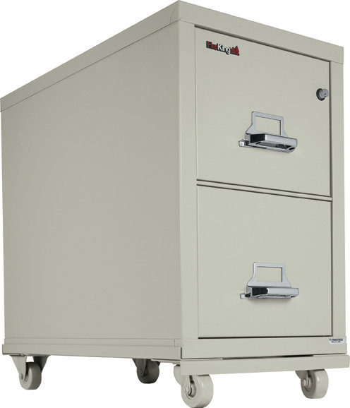 FireKing Caster Base with Brakes for Vertical Files | Wayfair