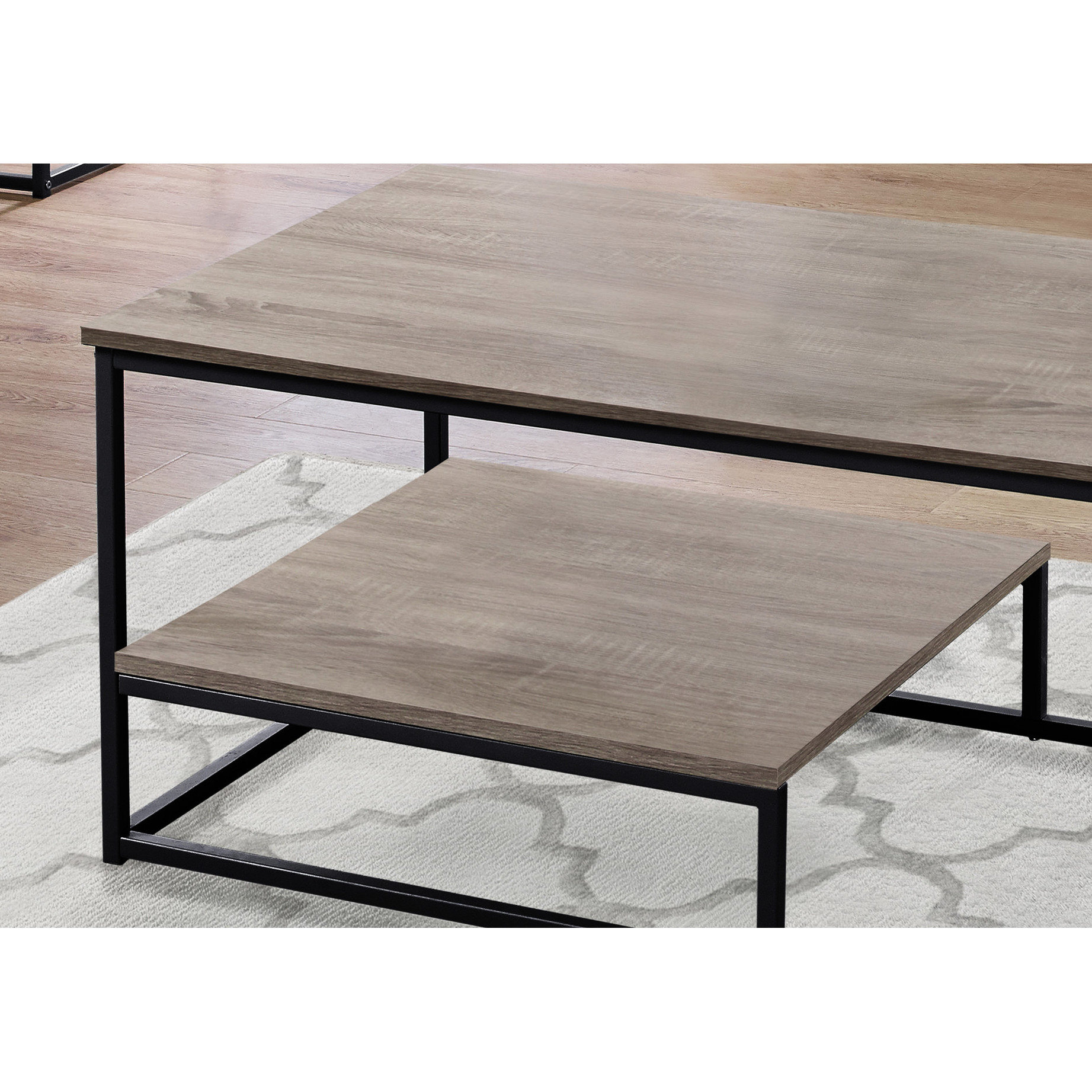 Latitude Run® 3 Table For Living Room: Coffee, End & Side Tables, Taupe ...