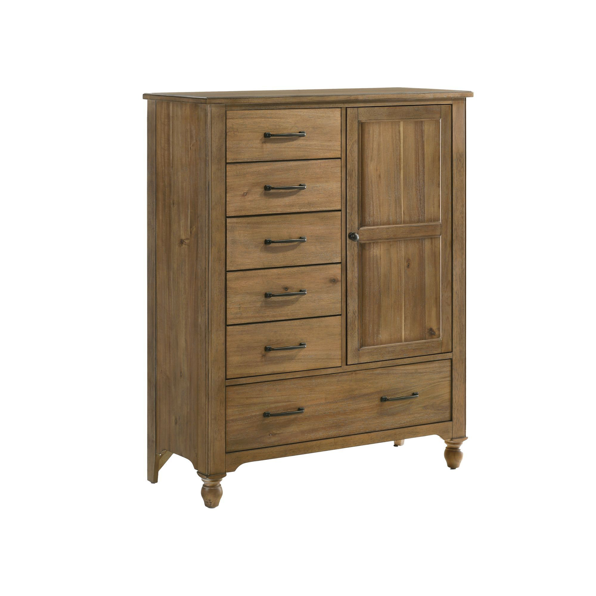 August Grove® Highland Wood Farmhouse Wood Chifferobe | Wayfair