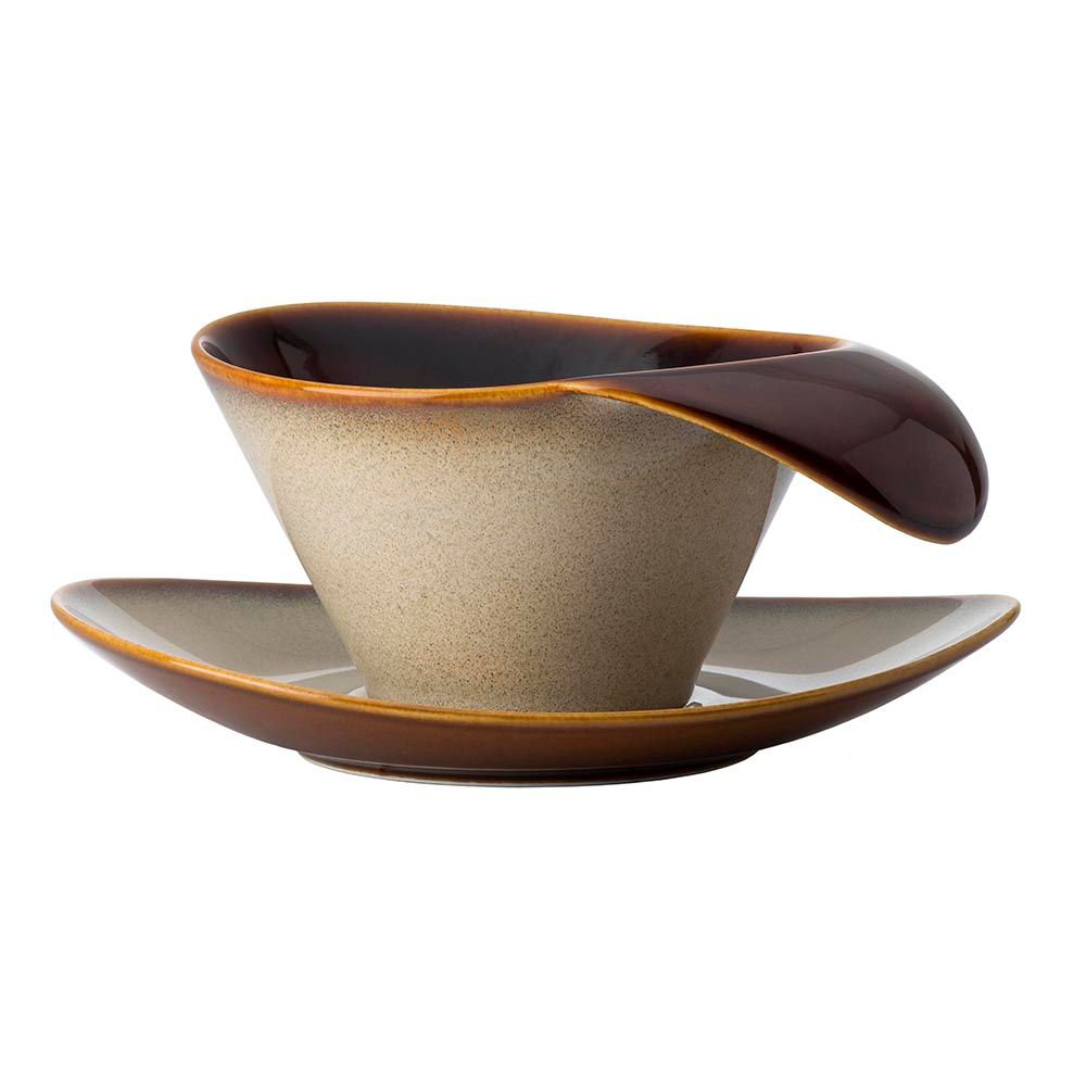 Luzerne Rustic Sama Tea-Cup With Lip Handle 7 Oz By Luzerne (Case Of 24 ...