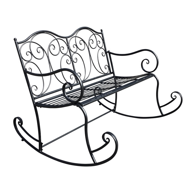 Marlow Home Co. Eunice Iron Park Bench | Wayfair.co.uk