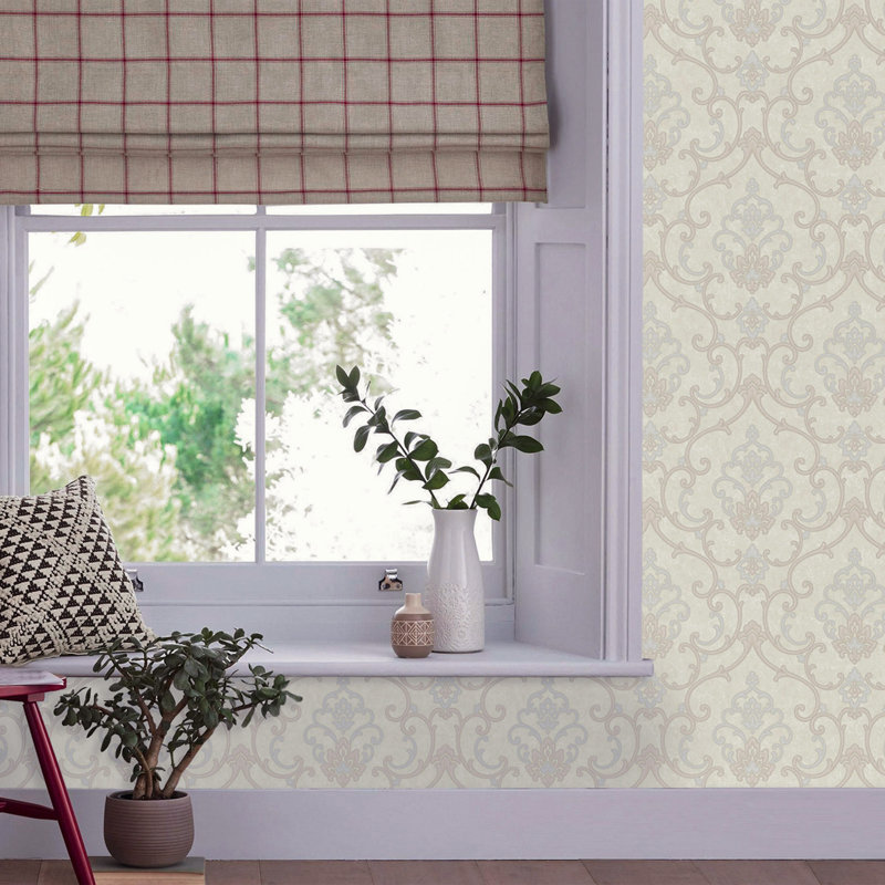 Bloomsbury Market Andrien Damask Roll | Wayfair