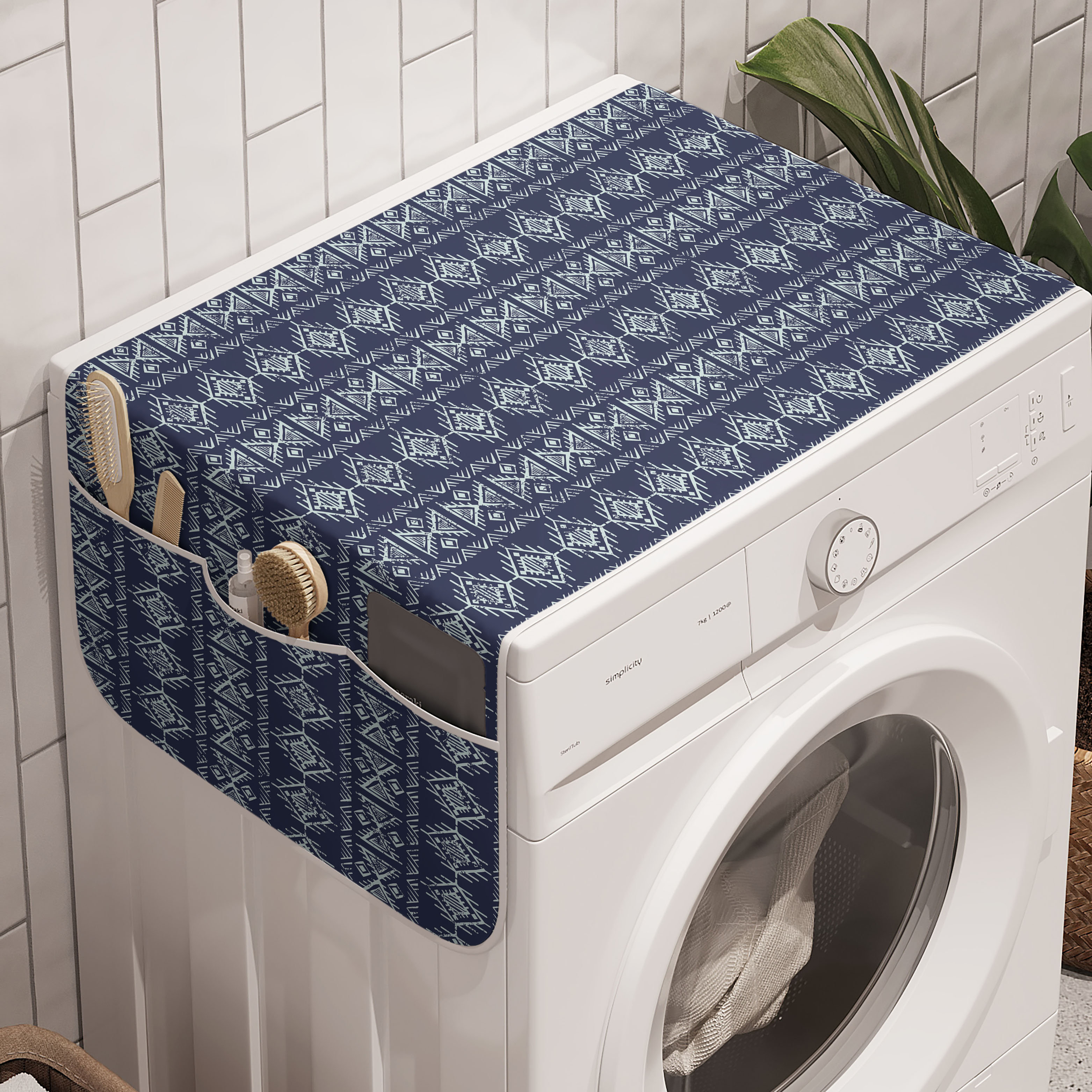 East Urban Home Mexican Print Washing Machine Organizer Pack of 2 47" x ...