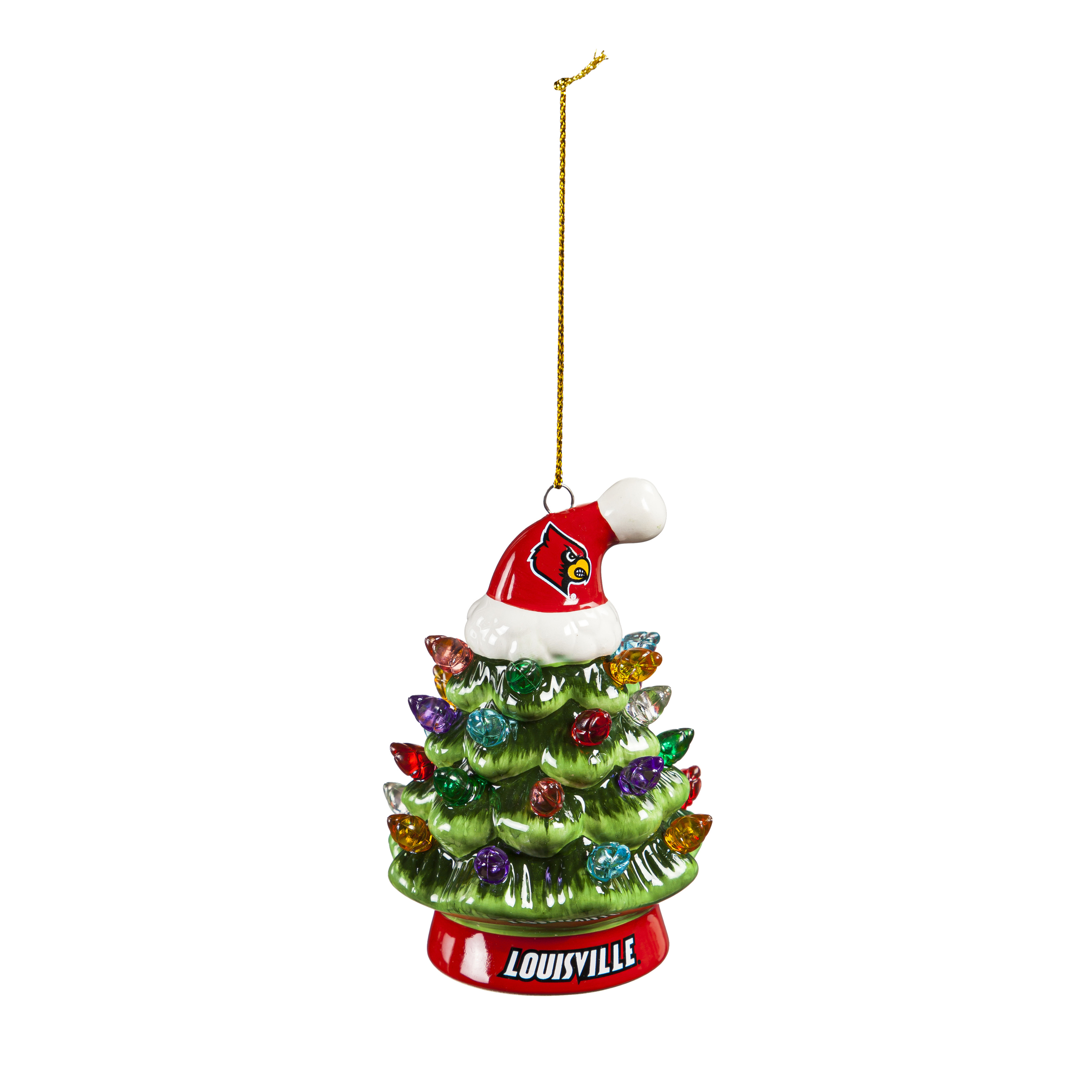Evergreen Enterprises, Inc 4" LED Ceramic Christmas Tree Ornament With ...