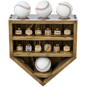 MyGift Baseball Ring Wall Sports Display Case | Wayfair
