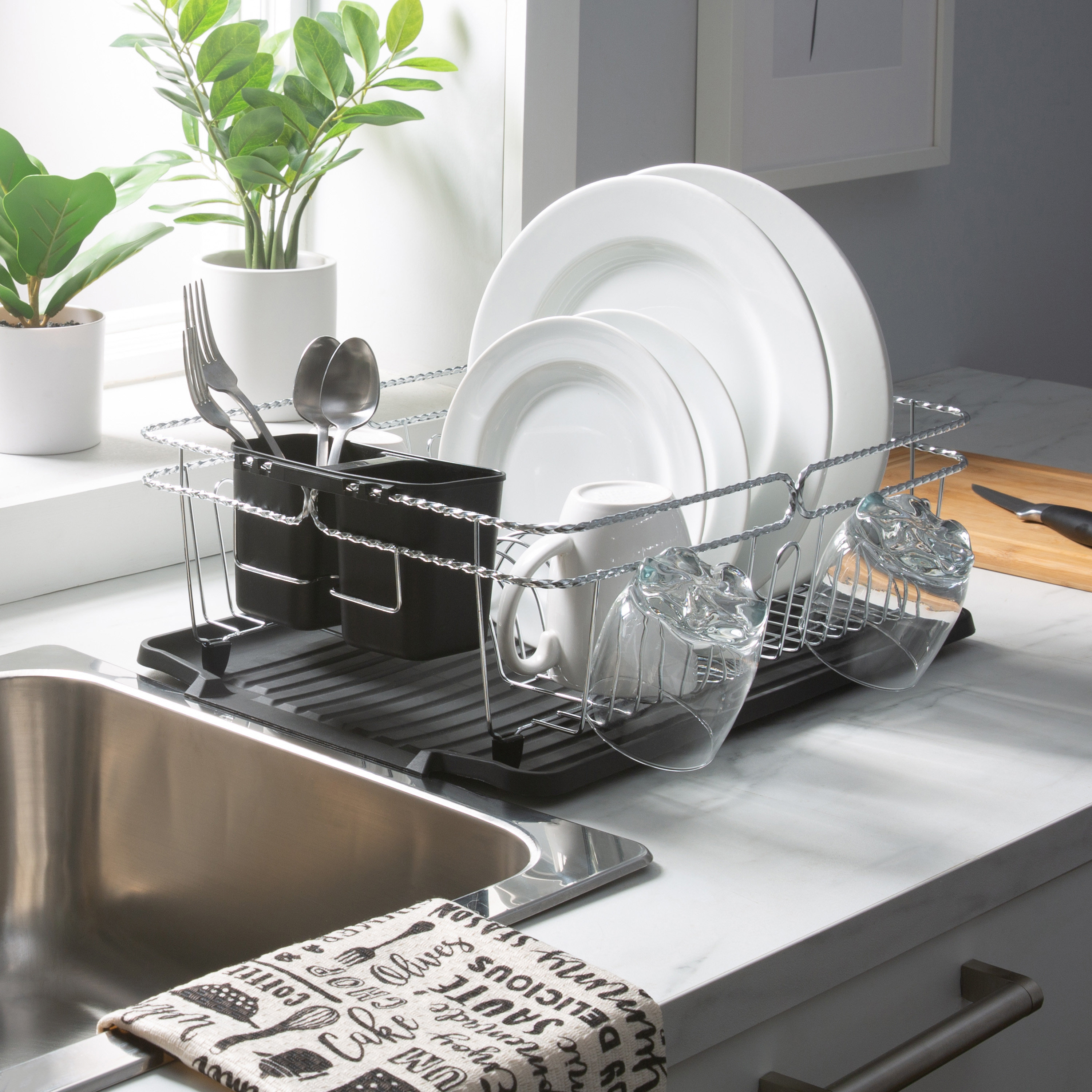 Kitchen Details Twisted Countertop Dish Rack & Reviews - Wayfair Canada