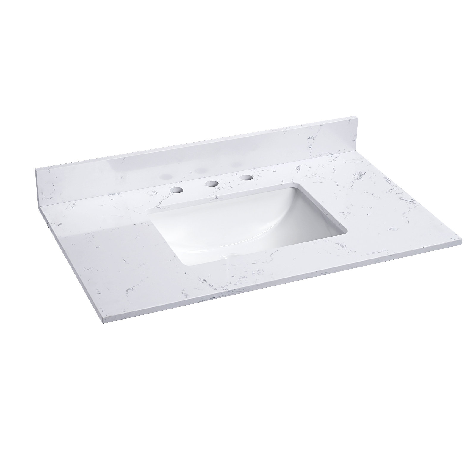 Enyibath 36 Inch Bathroom Vanity Top With Rectangular Undermount ...
