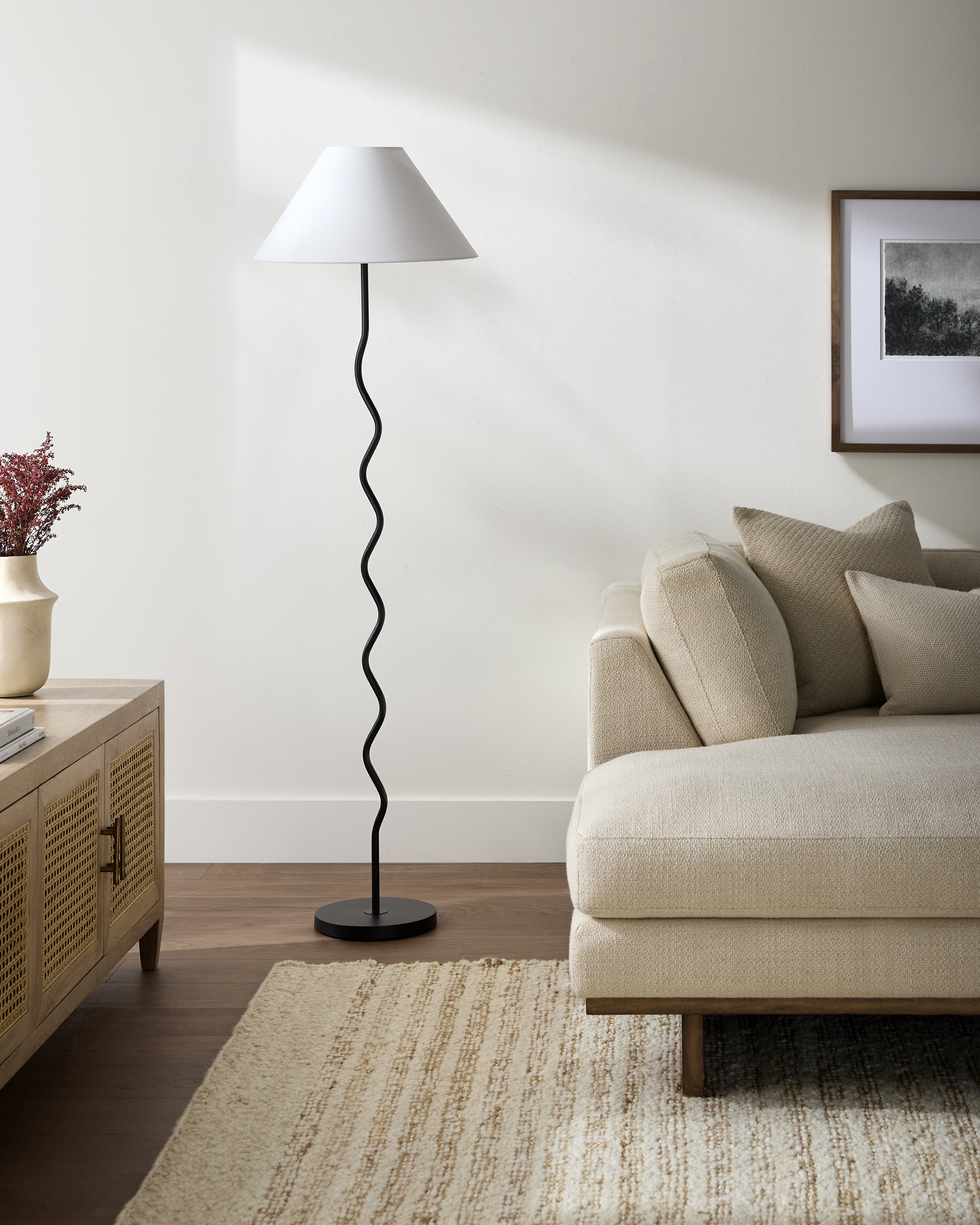 Latitude Run® Burt Gleda Meander Floor Lamp & Reviews | Wayfair