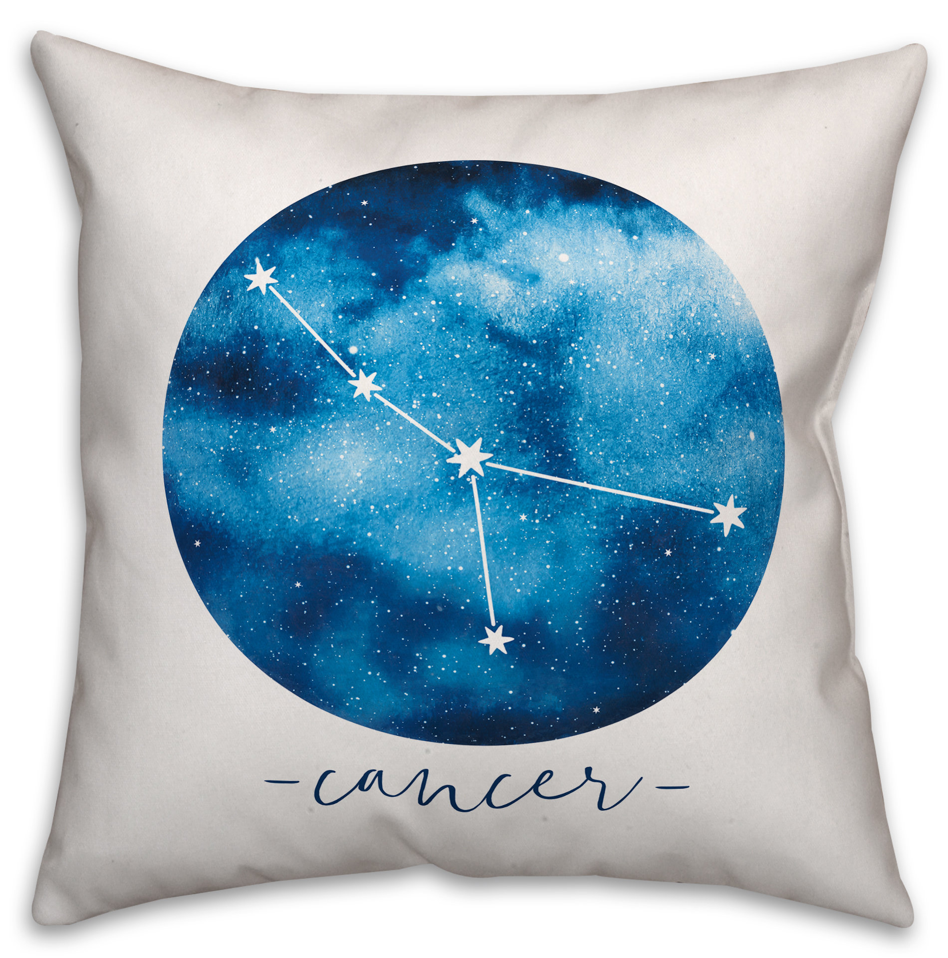 Designs Direct Creative Group Cancer Zodiac Sign Throw Pillow - Wayfair ...