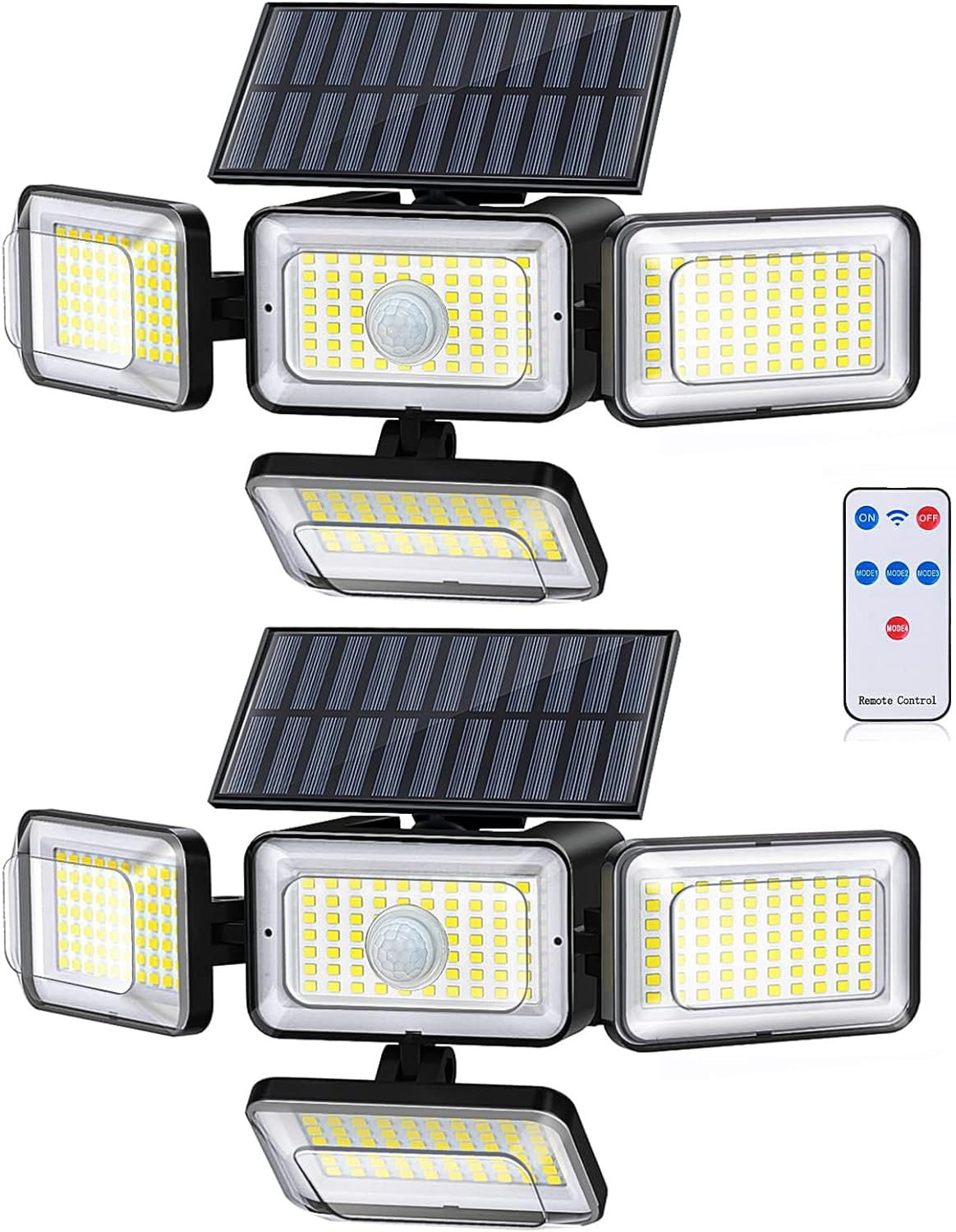 Arlmont & Co. Solar Outdoor Lights, Ip65 Waterproof Motion Sensor ...