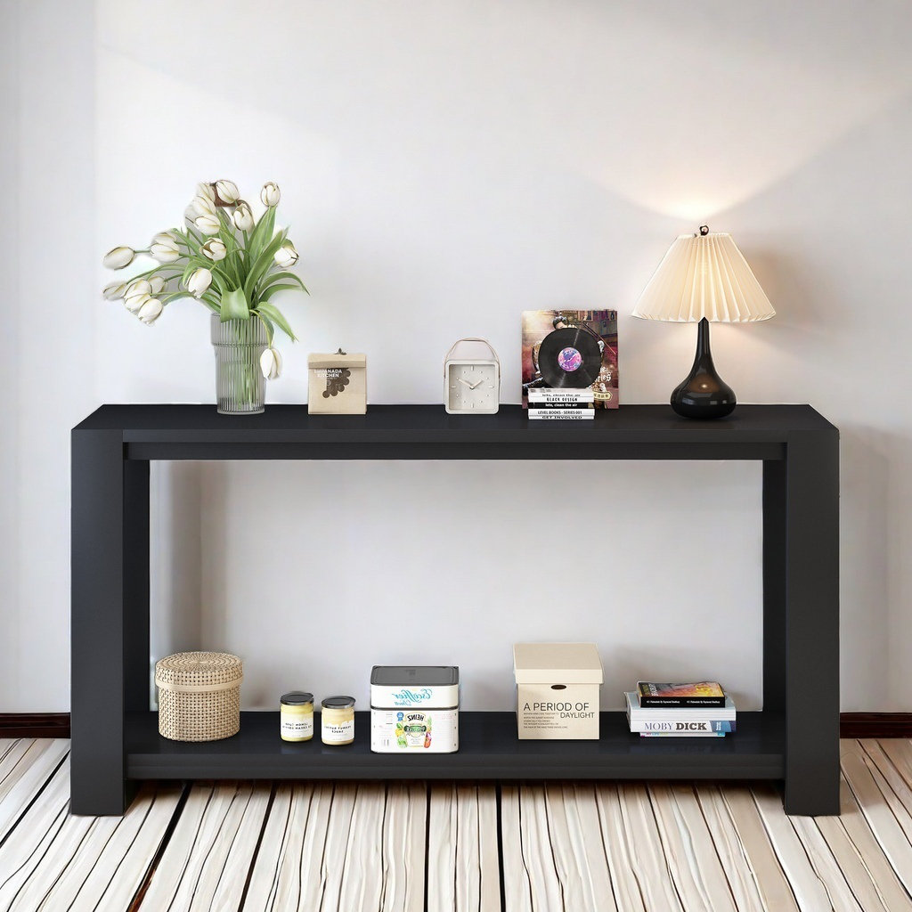Latitude Run® Distinctive Features Of A Minimalist Console Table With ...