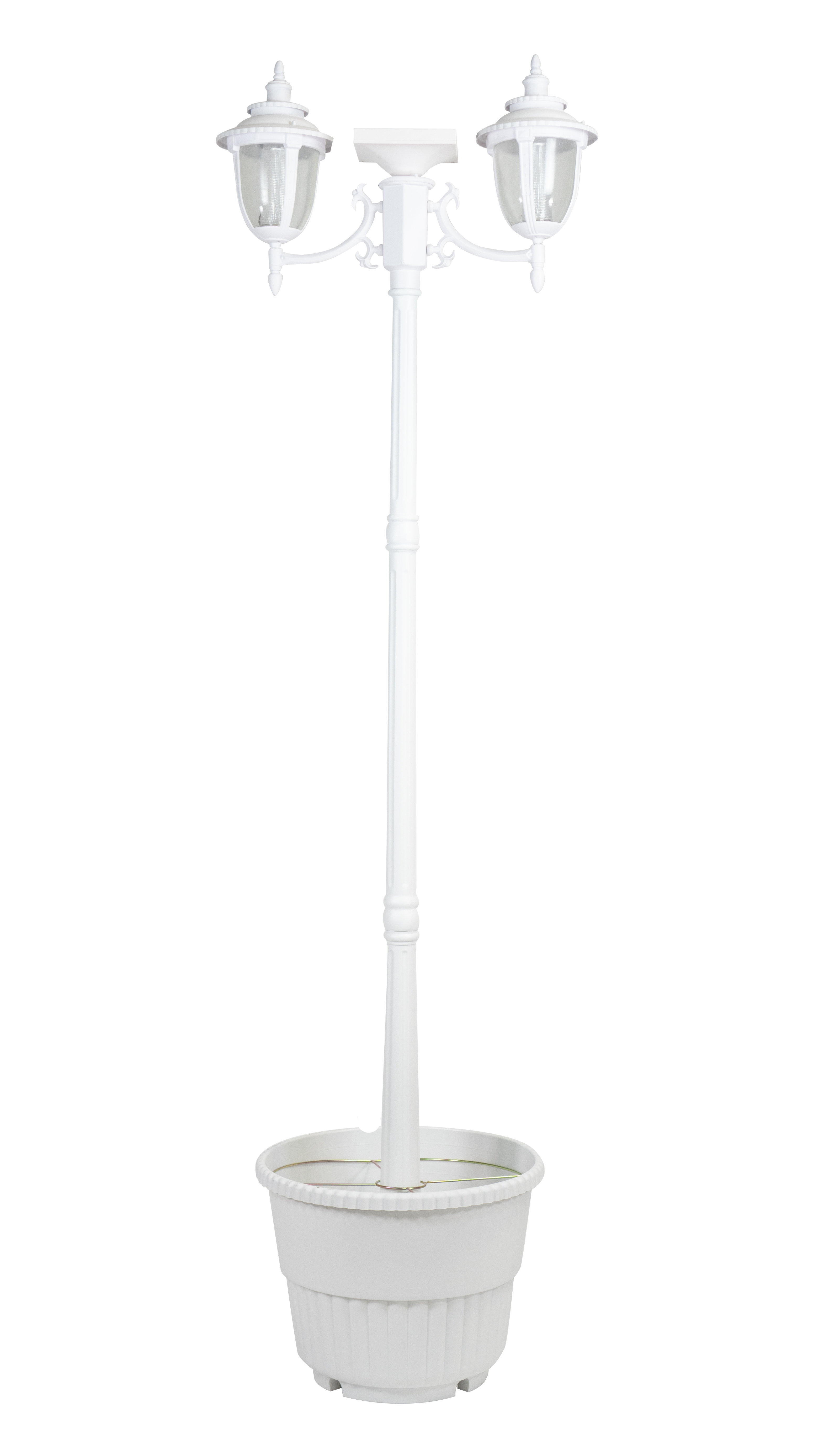 Charlton Home Appleby Solar 2-Light LED 84" Post Light - Wayfair Canada