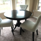 Charlton Home® Shady Round Solid Wood Dining Table & Reviews | Wayfair