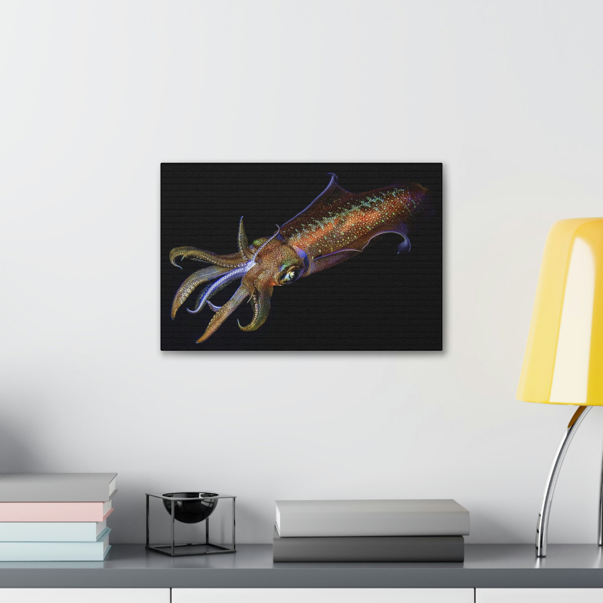 Beachcrest Home™ Majestic Squid Art Majestic Squid Print Animal Wall ...