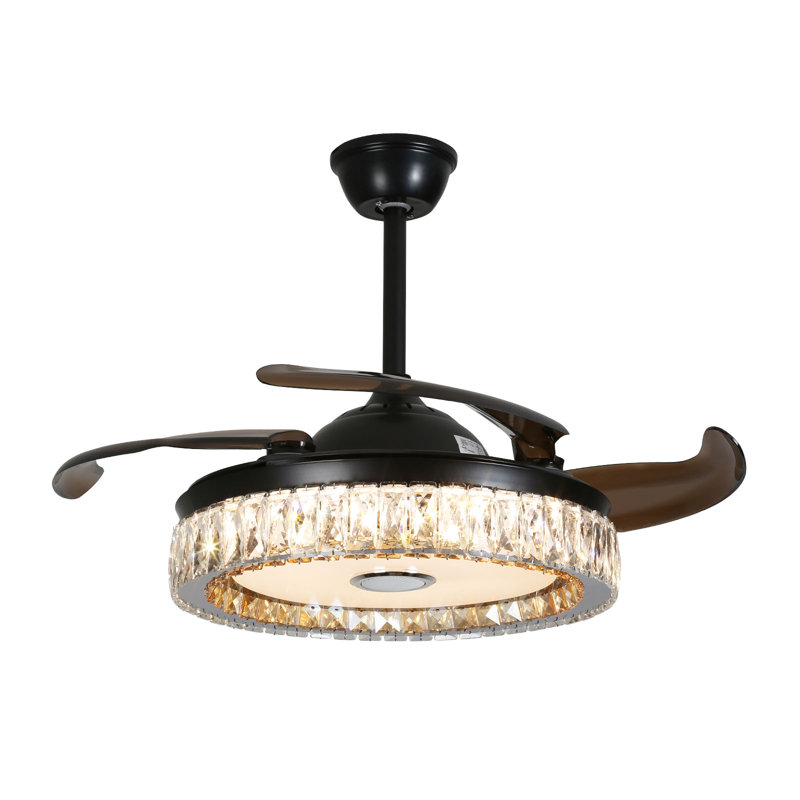 Mercer41 42 Inch Ceiling Fan W/ 7 Light Colors | Wayfair